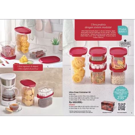 Jual Ultra Clear Container Tupperware Shopee Indonesia