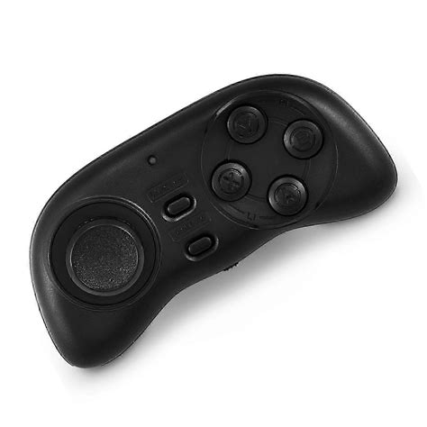 Portable Wireless Bluetooth Game Controller Mini Gamepad Joystick Handle Remote Shutter Black