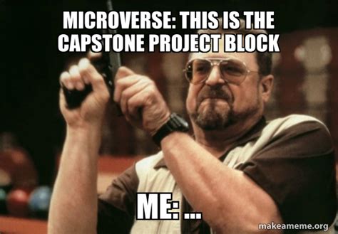 Microverse This Is The Capstone Project Block Me Am I The Only