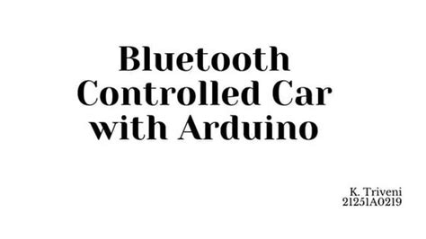 Arduino Obstacle Avoiding And Voice Control Car Ppt