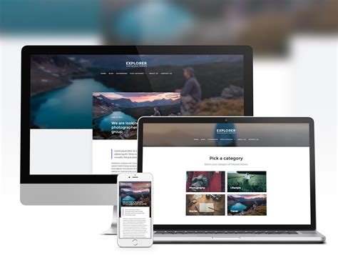 Explorer Blog HTML Responsive Website Template
