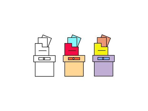Office File Icons Graphic By White Vanilla · Creative Fabrica