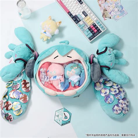 Bolsa Hatsune Miku Bemoe Edição Oficial Bilibili Grande 40x40cm Rolko Tech