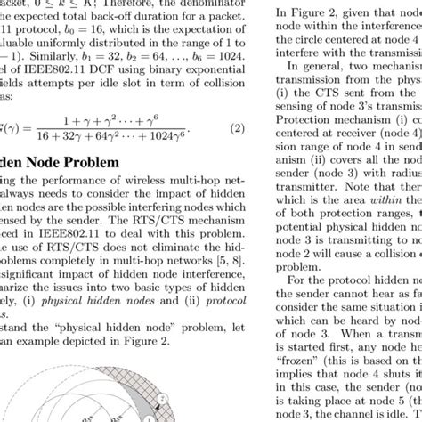 physical and protocol hidden node problems download scientific diagram