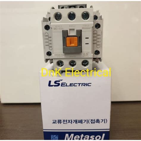 Jual Magnetic Contactor Kontaktor 3 Pole 220vac Metasol Ls Mc 40a Mc40a