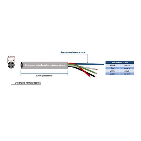 2 4mm Differential Pressure Sensor Standard Temperature Sensorade
