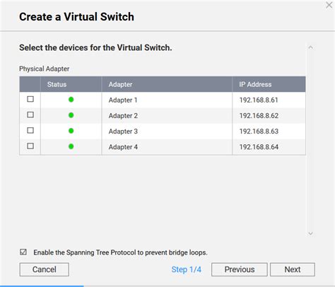Solved Virtual Switch Creation QNAP VM Experts Exchange