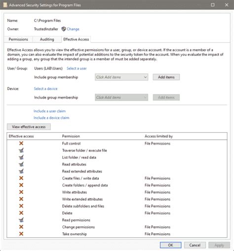 Read Ntfs Permissions View Read Write And Deny Access Information With Accessenum 4sysops