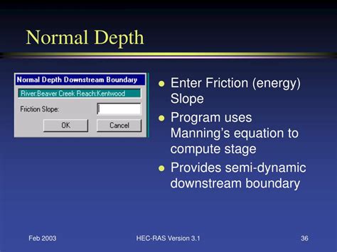 Ppt Hec Ras Version 3 1 Unsteady Flow Powerpoint Presentation Free Download Id 4114891