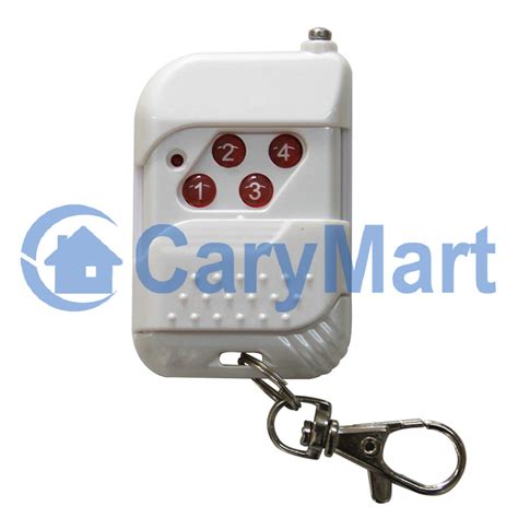Mini Télécommande Sans Fil Code Fixé 4 Boutons Avec Couvercle 433mhz 100m