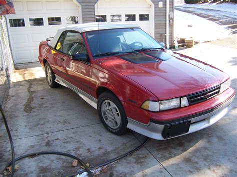 1988 Chevrolet Cavalier Z24 Convertible Classic Chevrolet Cavalier