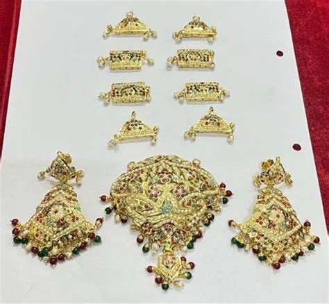 4 K Antique Ladies Gold Plated Rani Haar Set At Best Price In Amritsar