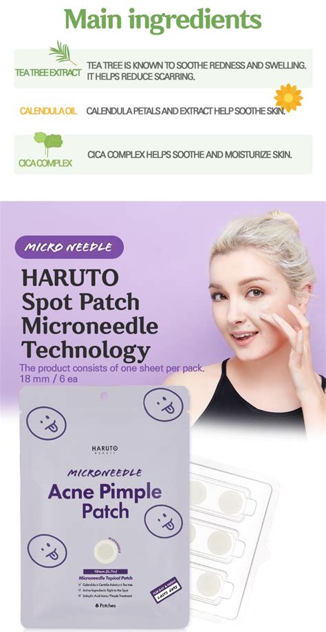 Haruto Spot Patch Microneedle Technology Koreashop24