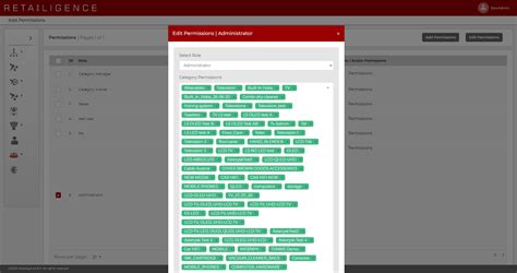 permissions retailigence