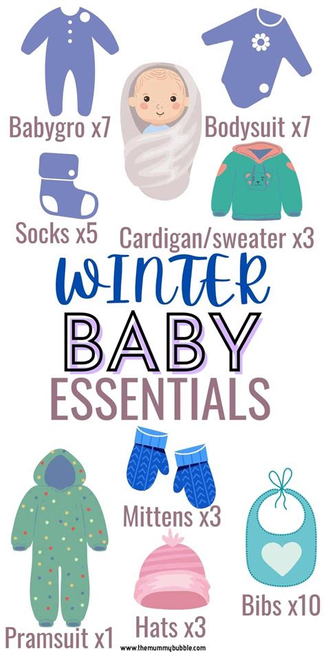 Complete Winter Newborn Essentials Checklist The Mummy Bubble