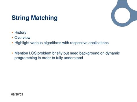 Ppt Pattern Matching Longest Common Subsequence Powerpoint