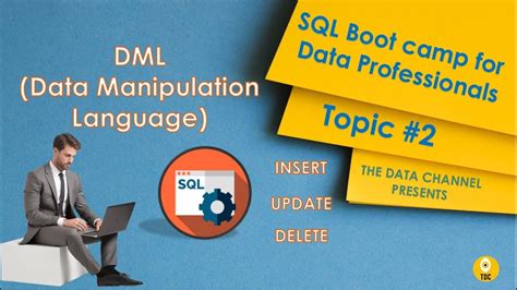 Dmldata Manipulation Language Sql For Data Professionals Topic 2