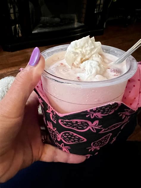 Ninja Creami Ice Cream Pink And Black Strawberry Cozies Two Sizes To Pick