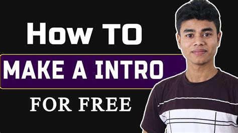 How To Make A Youtube Intro In Minutes For Free YouTube