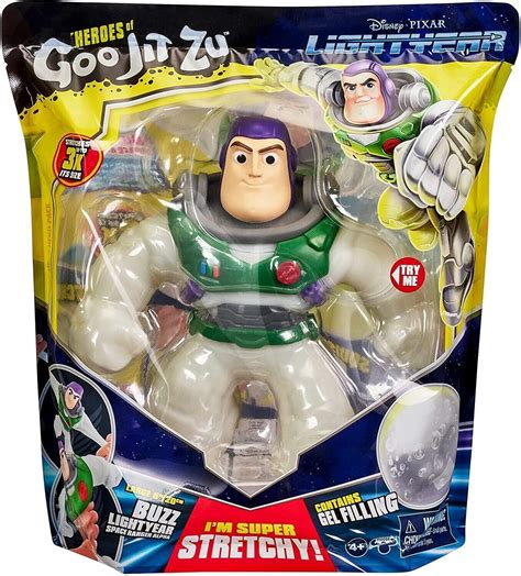 Real Merch Buzz Lightyear 8 Heroes Of Goo Jit Zu 41425 Action Figure Squishy Toy Shop