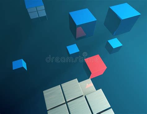 Cube Digital Technology And Programming Data Transmission And Storage