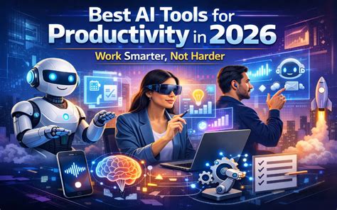 Best Ai Tools For Productivity In 2026 Work Smarter Not Harder