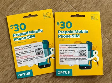 Optus Australia Sim Card Mobile Phones Gadgets Other Gadgets On Carousell