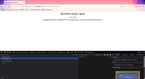 not working on firefox · issue 31 · aepkill devtools detector · github