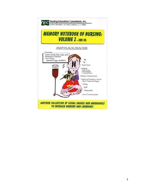 Memory Notebook Of Nursing Pdf