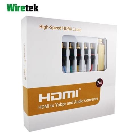 Hdmi To Ypbpr And Audio Cable Converter Lazada Indonesia