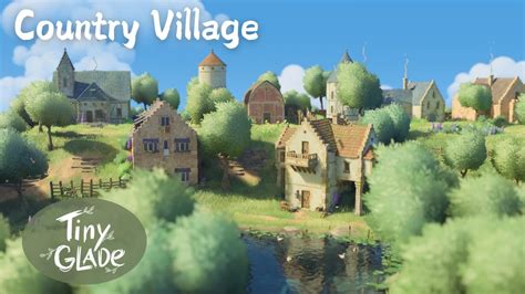 Tiny Glade Country Village Timelapse Build Youtube