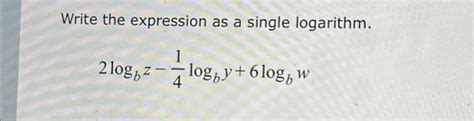 Solved Write The Expression As A Single