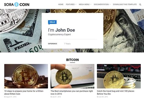 Sora Coin Blogger Template Extended Version Soratemplates