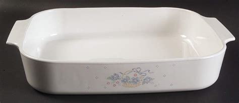 Country Cornflower 12 Rectangular Roaster By Corning Corelle