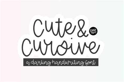Cute And Cursive Dainty Script Script Fonts ~ Creative Market