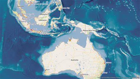 Satellite Image Of The Month February Adelaide River Australia