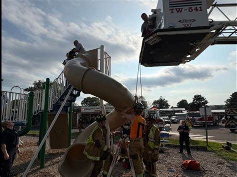 Man Freed After Becoming Stuck Inside Playground Slide In Vernon