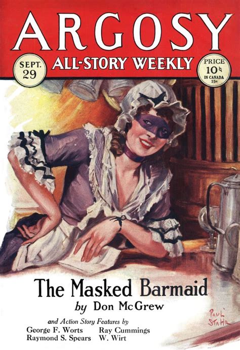 The Masked Barmaid Pulp Covers