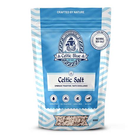 Celtic Blue Celtic Salt 500g 100 Unrefined Coarse Sea Salt From