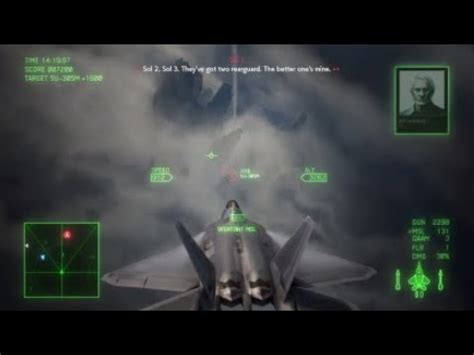 Ace Combat 7 Mission 7 Mihaly Boss Fight Speedrun Youtube