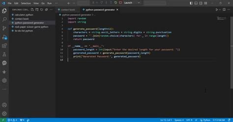 Created A Password Generator For Codsoft Anuchiya Devi K Posted On