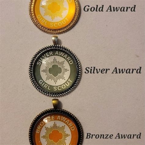 Gold Award Girl Scout Etsy