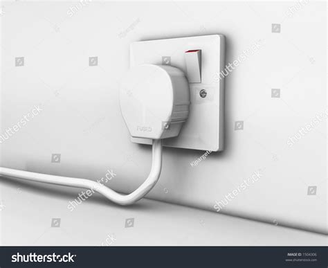 three pin plug socket 3d render stock illustration 1504306 shutterstock