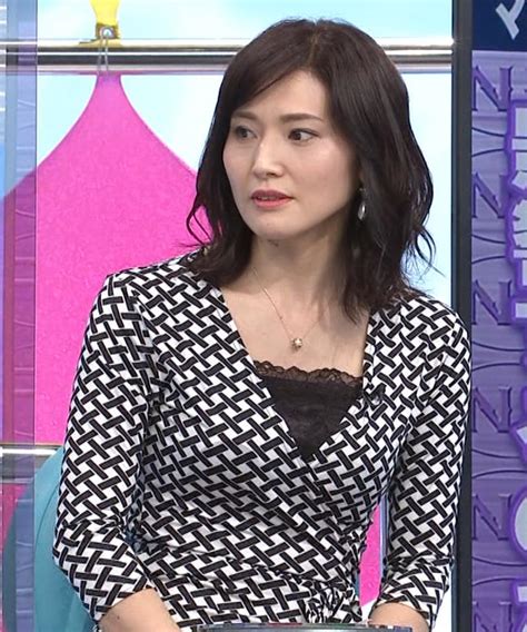 金子恵美 胸がエロい柄のワンピース 【お宝キャプ画像｜セクシーテレビジョン】