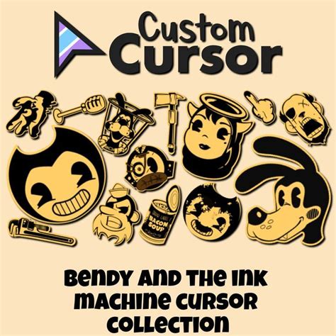 Bendy And The Ink Machine Cursor Collection Custom Cursor Bendy And The Ink Machine