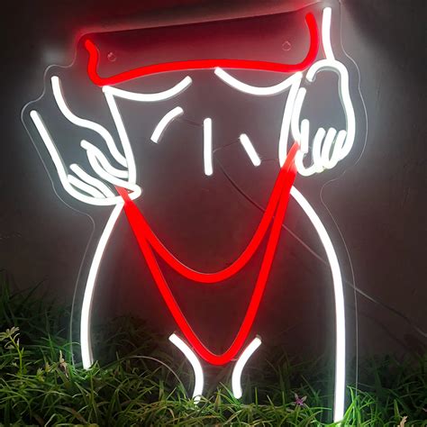 Customizable Usb Led Neon Sign Sexy Lady Wall Decoration