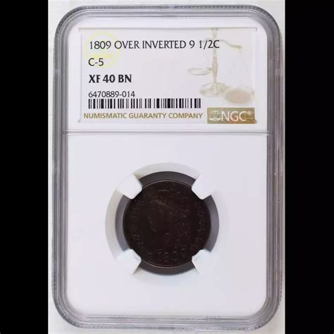 1809 Classic Head Half Cent Ngc Xf 40 Bn C 5 Harbor Coin Company