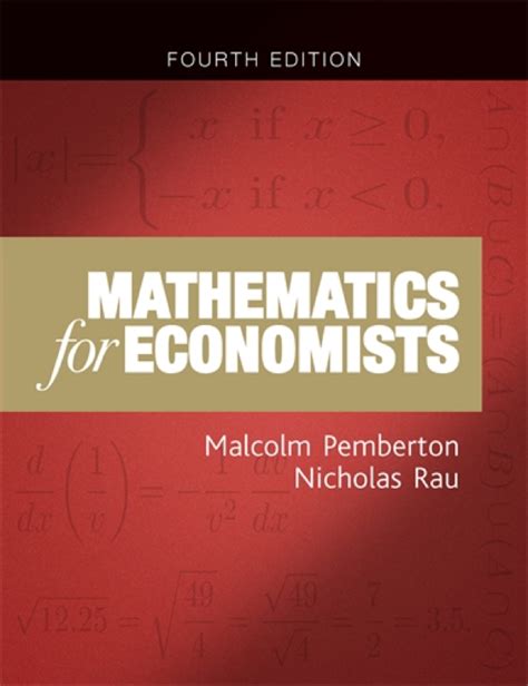 Mathematics For Economists 30 Off The Cover Price Core