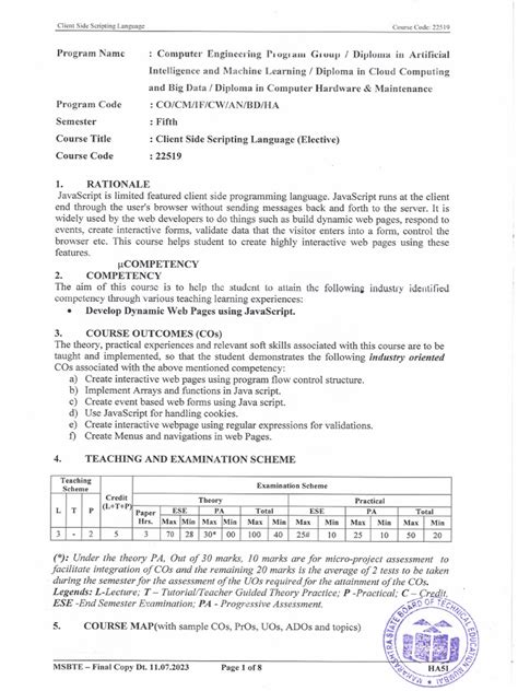 Client Side Scripting Language Pdf