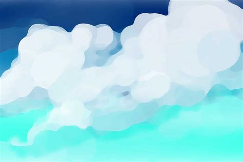 Simple Background Landscape With Clouds Digital Art By Elena Sysoeva Pixels